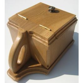 Stephen J Turner Art of Wood Deluxe Graveside soil and petal box (Light ...
